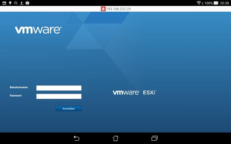 VMware Host Client (HTML5 based Web-Client) on Android | virten.net
