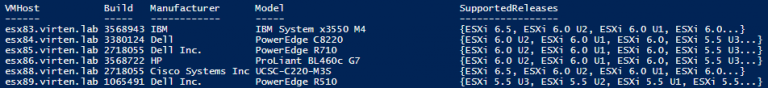 VMware HCL in JSON Format News and PowerCLI Function | virten.net VMware HCL in JSON Format News and PowerCLI Function | virten.net