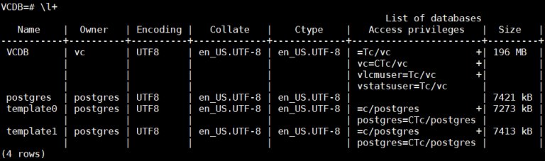 Connect And Work With The Vcsa Embedded Vpostgres Database