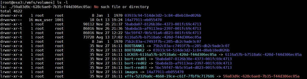 Installation or Removal of VIB Packages in ESXi 7.0 fails with Error: Failed to query file ...