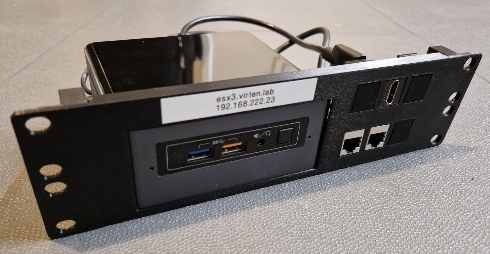 10" Rackmount Kit for 7th Gen Intel NUC | virten.net